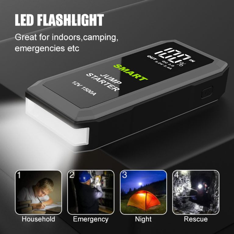 Φορητός Εκκινητής Αυτοκινήτου 12V S603 & Power Bank 16800mAh με Φακό ...
